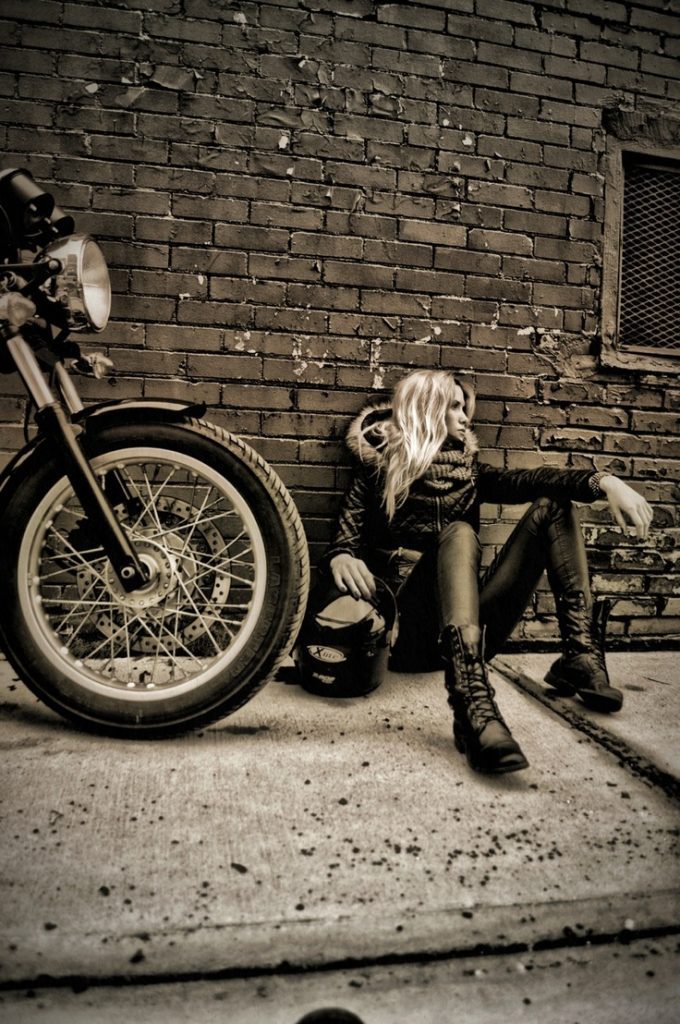 Biker chicks – Hugh Adams Motorcycles